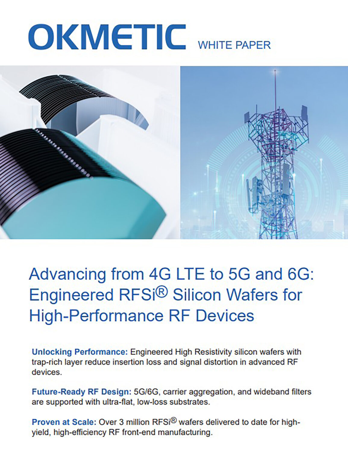 White paper “Advancing from 4G LTE to 5G and 6G: Engineered RFSi ...